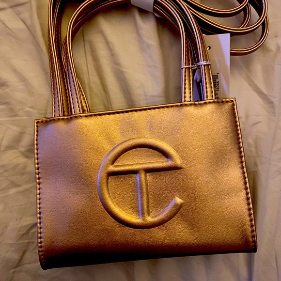 Telfar | Bags | New Small Gold Telfar Bag | Poshmark